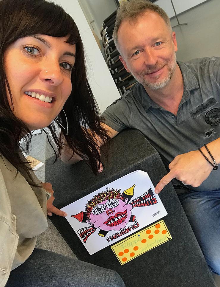 Videopostkarte von der Neuland®V3 GraphicWall oder Eine ungewöhnliche ...