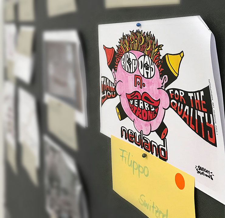 Videopostkarte von der Neuland®V3 GraphicWall oder Eine ungewöhnliche ...