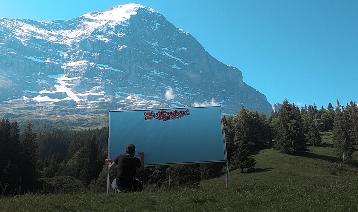 Videopostkarte von der Neuland®V3 GraphicWall oder Eine ungewöhnliche ...